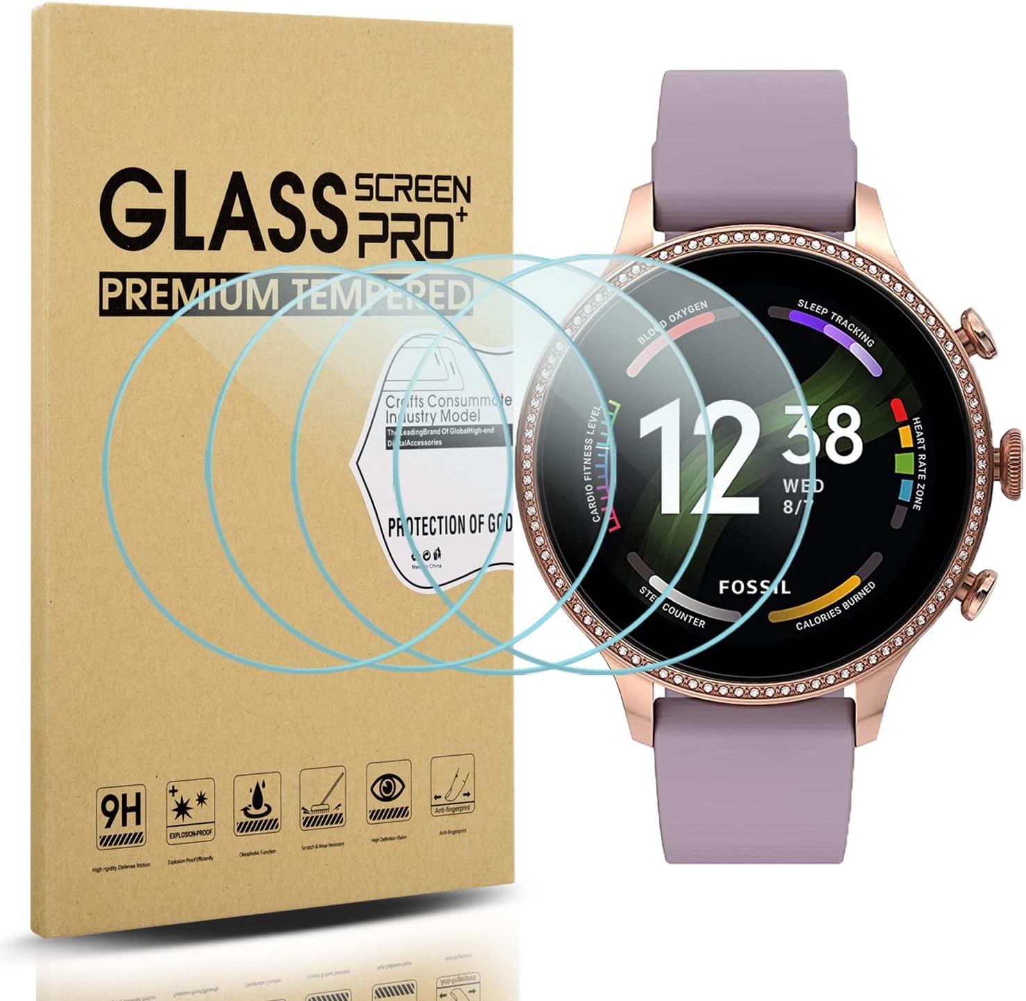 iDaPro Screen Protector for Fossil Men's GEN 6 / Women's GEN 6 ...
