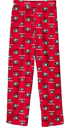 Amazon.com: Georgia Bulldogs Youth All Over Team Logo Pajama Pants (10 ...