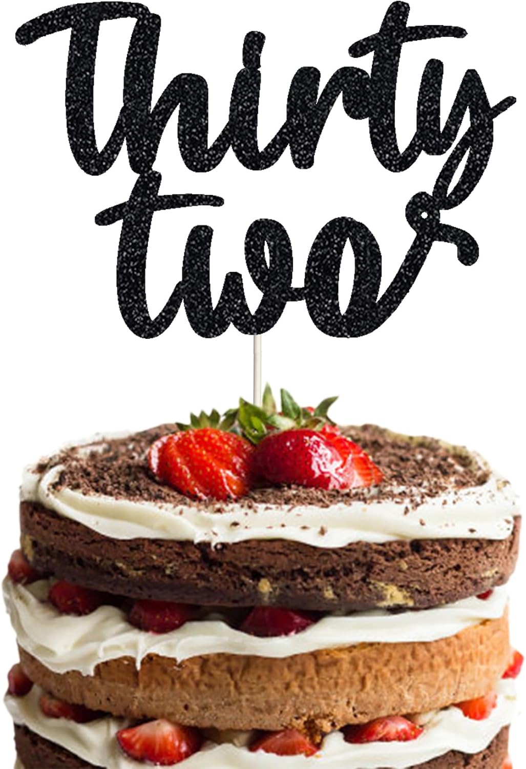 Amazon.com: Happy 32nd Birthday Cake Toppers - 32nd Birthday ...