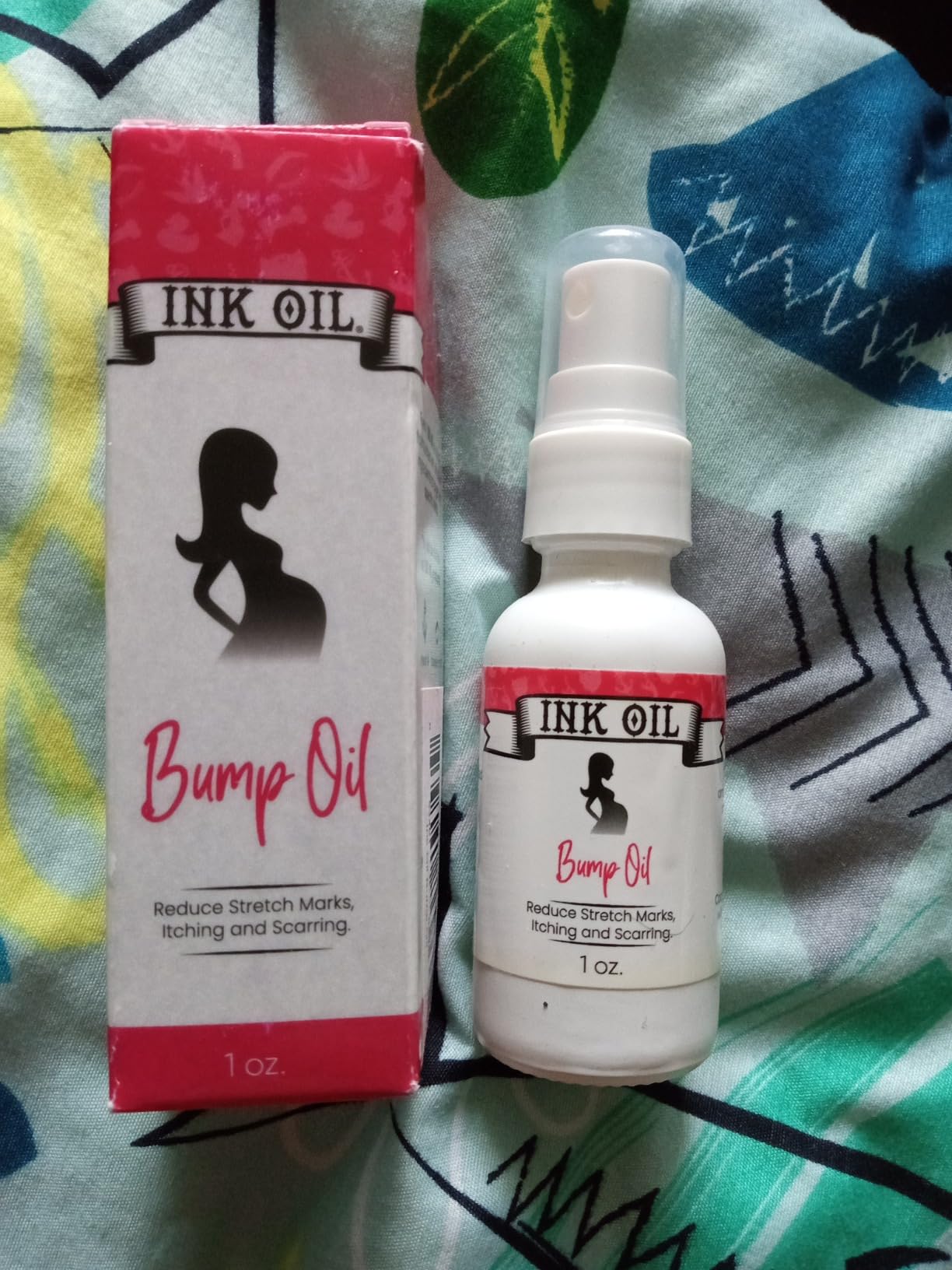 Amazon.com : Ink Oil Bump Oil Stretch Mark Treatment | Baby Bump ...