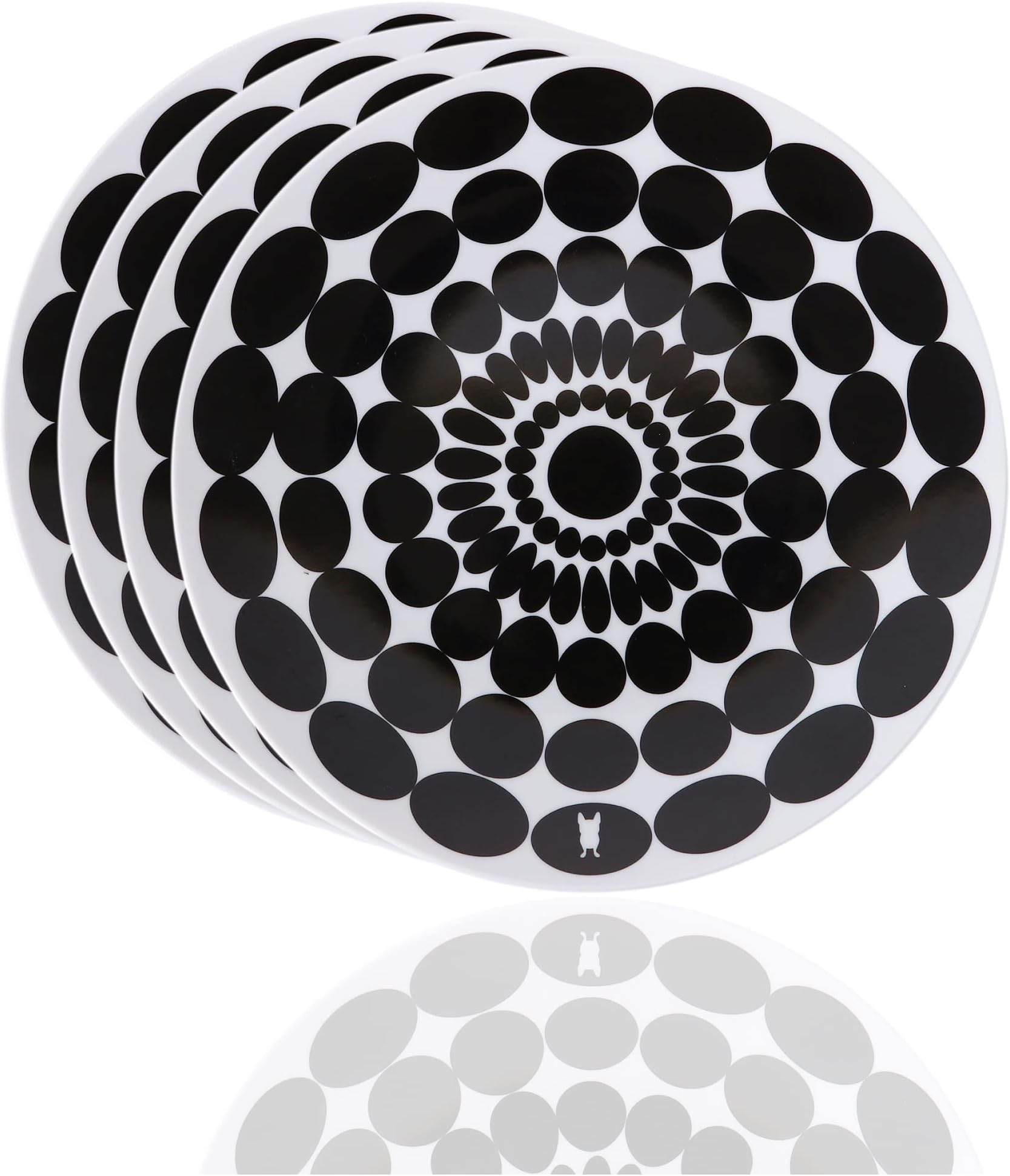 Amazon.com | French Bull Assorted Plates - 4 Piece Set - 9 inch ...