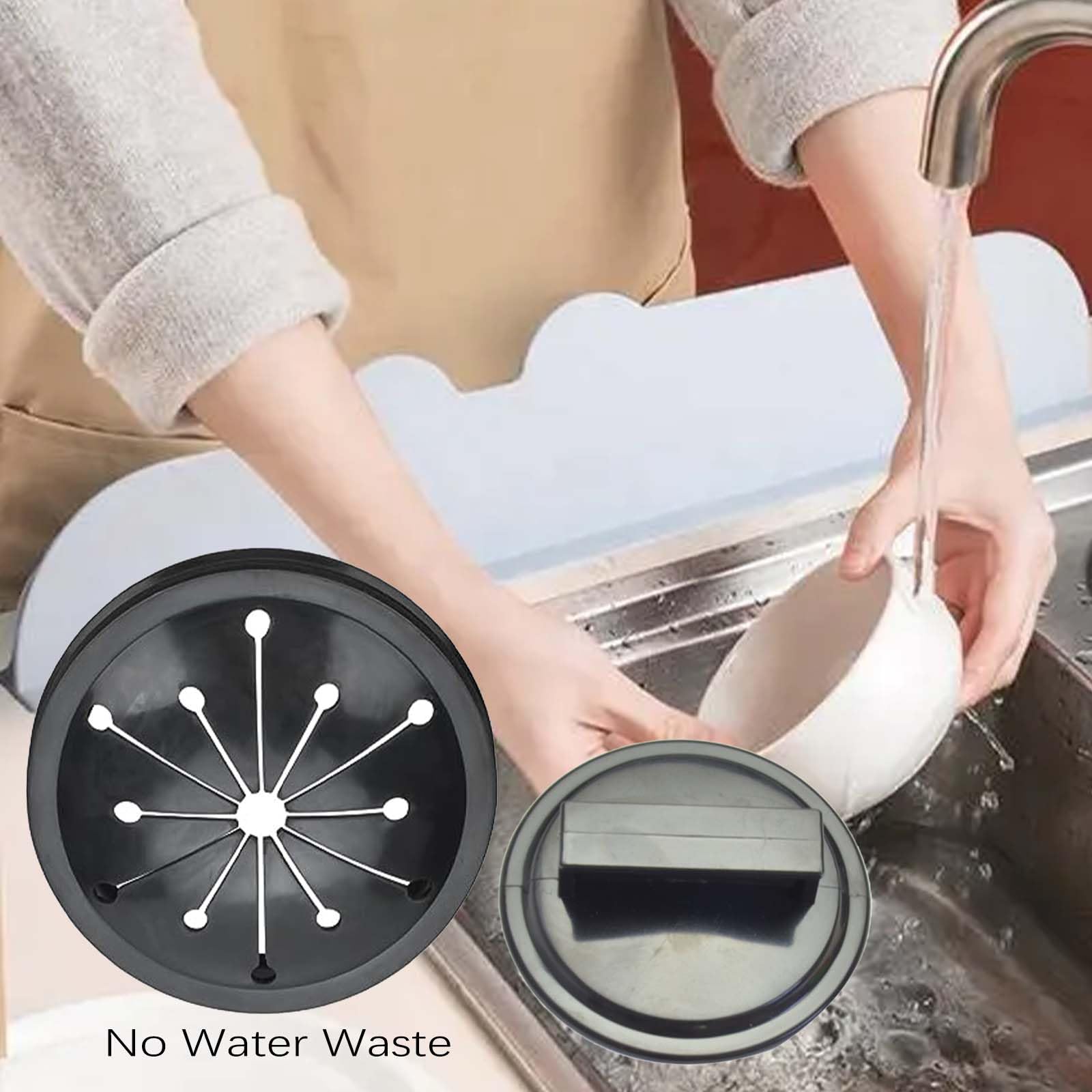 Snapklik.com : 3 Inch Garbage Disposal Splash Guard Collar Sink Stopper ...