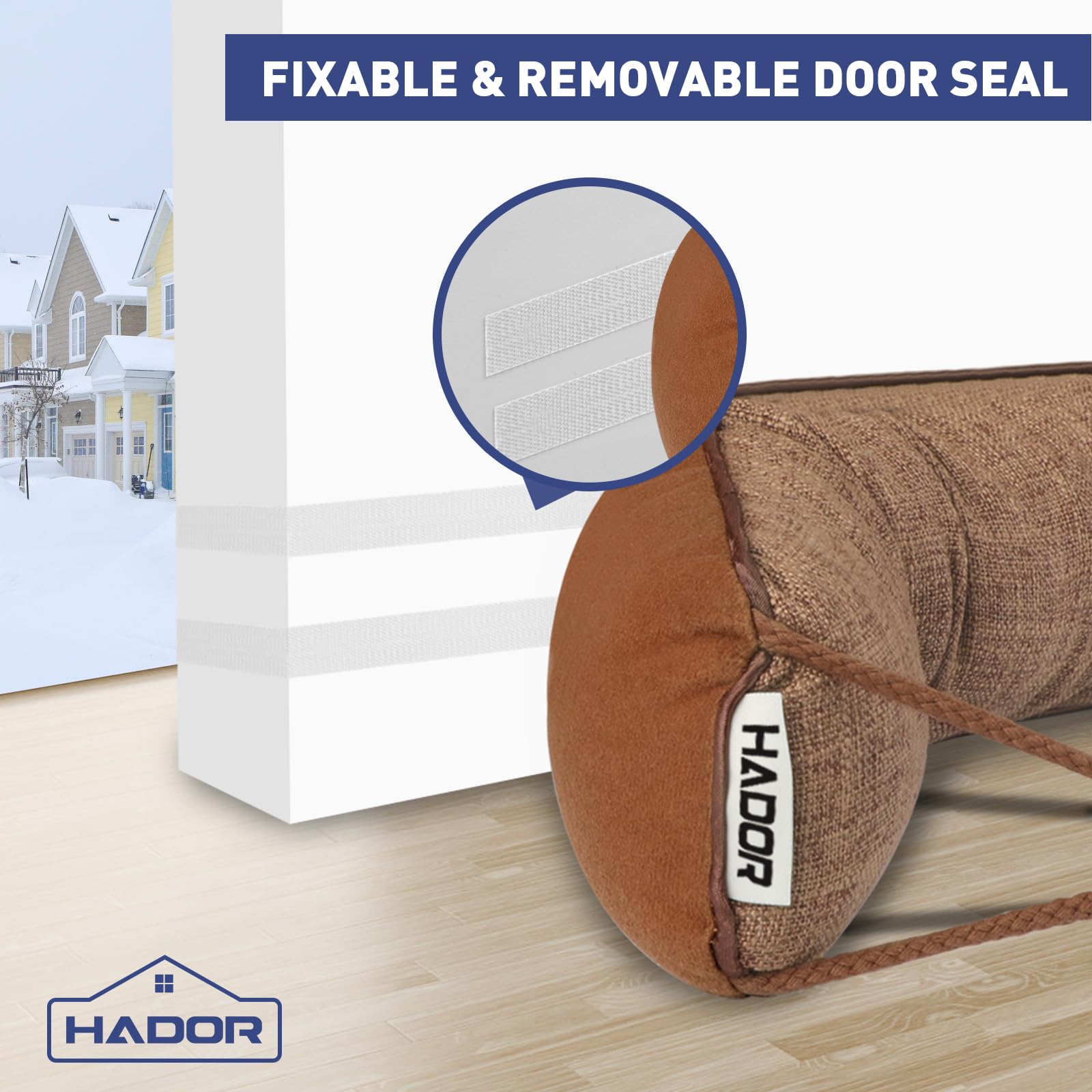 Snapklik.com : HADOR Door Draft Stopper For Bottom Of Doors 36 Inch