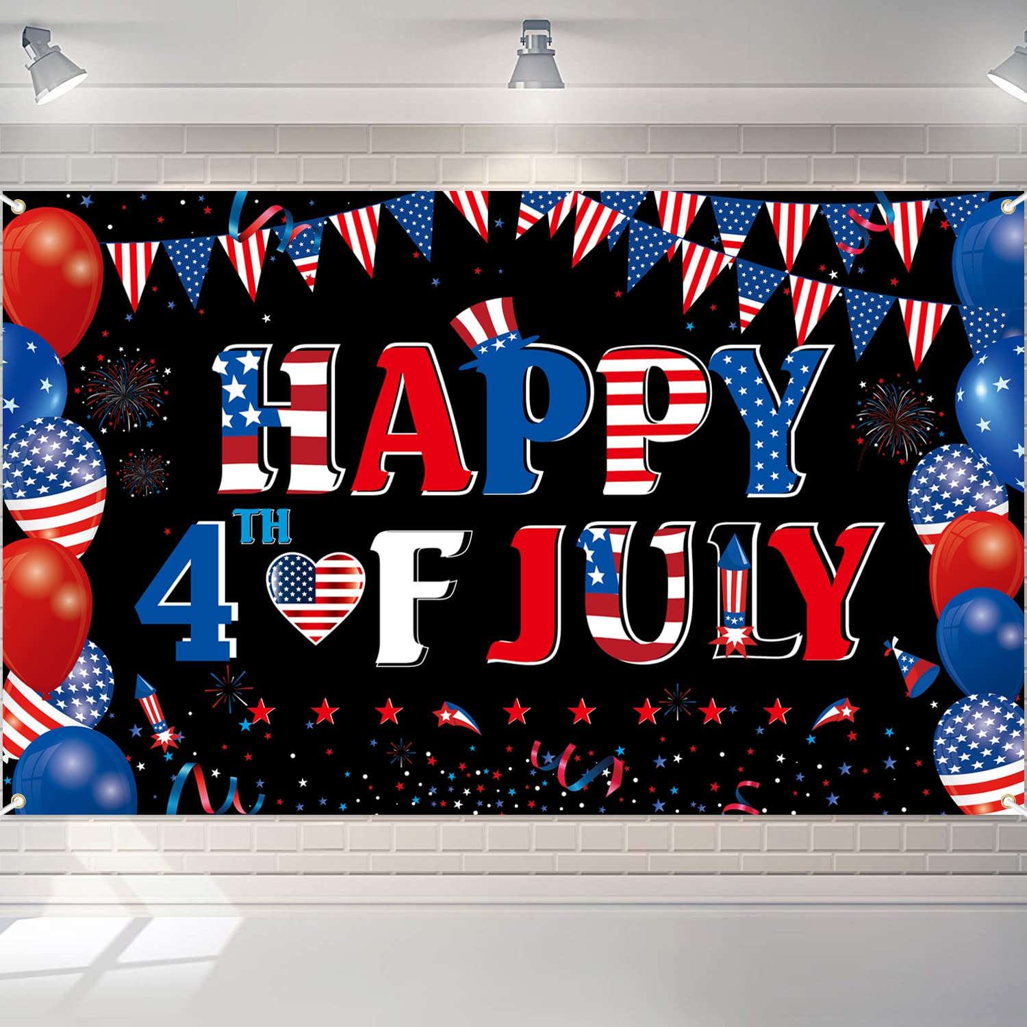 Happy Fourth Of July Banner