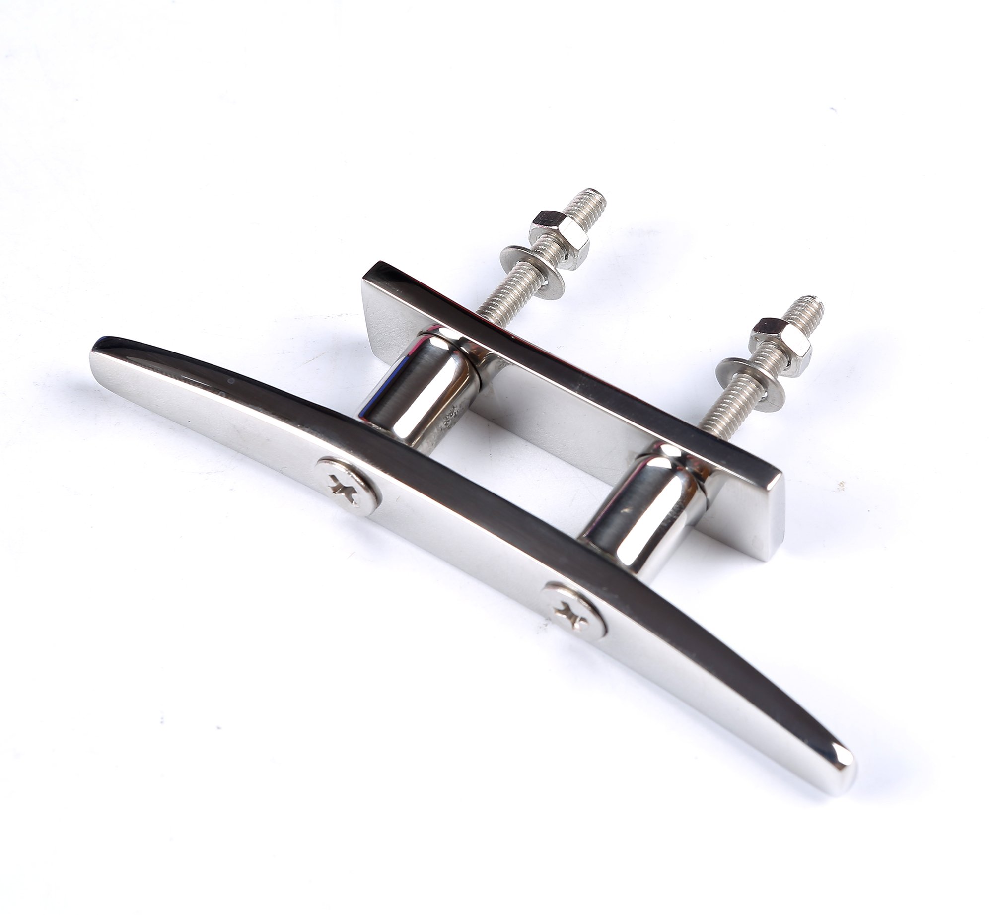 Snapklik.com : Mxeol Boat Dock Cleats 4 Inch Stainless Steel Rope Tie ...