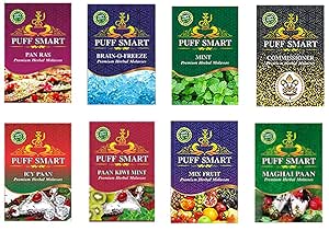 PUFF SMART Pan Ras, Mint, Brain-o-Freezer, ICY Pan, Mix Fruit, PKM ...