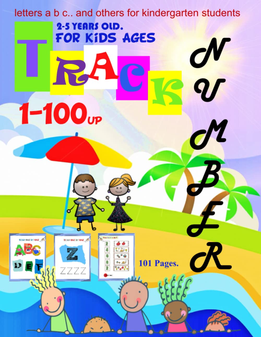 Buy Track numbers 1-100 UP, letters a b c.. and others for kindergarten ...