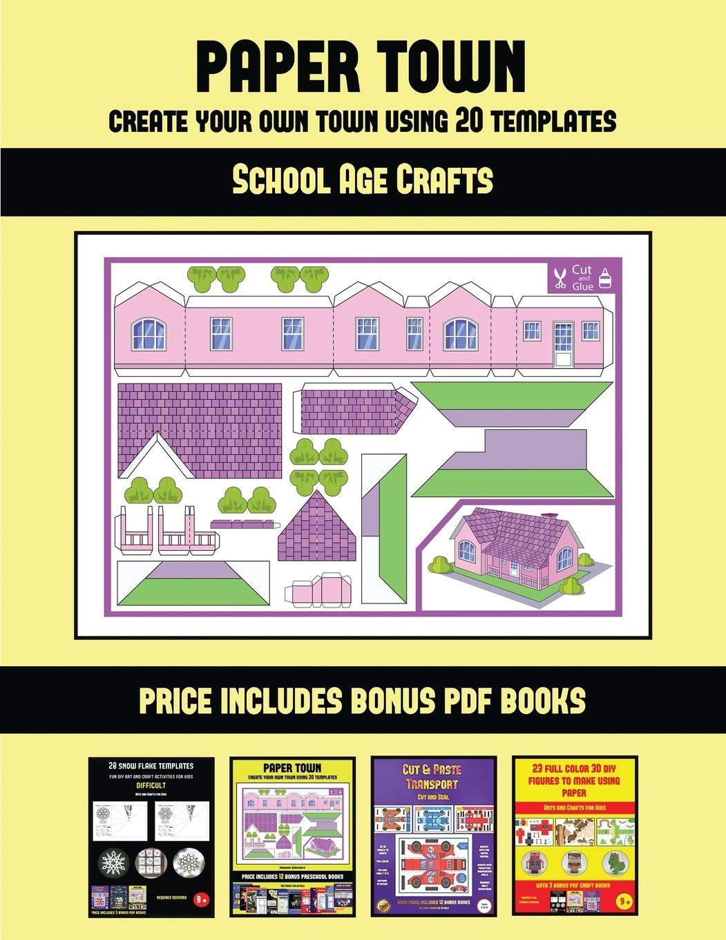 Buy School Age Crafts (Paper Town - Create Your Own Town Using 20 ...