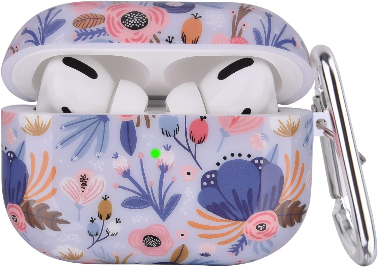 Amazon.com: Maxjoy for AirPods Pro Case Cover, Clear Flower AirPod Pro ...