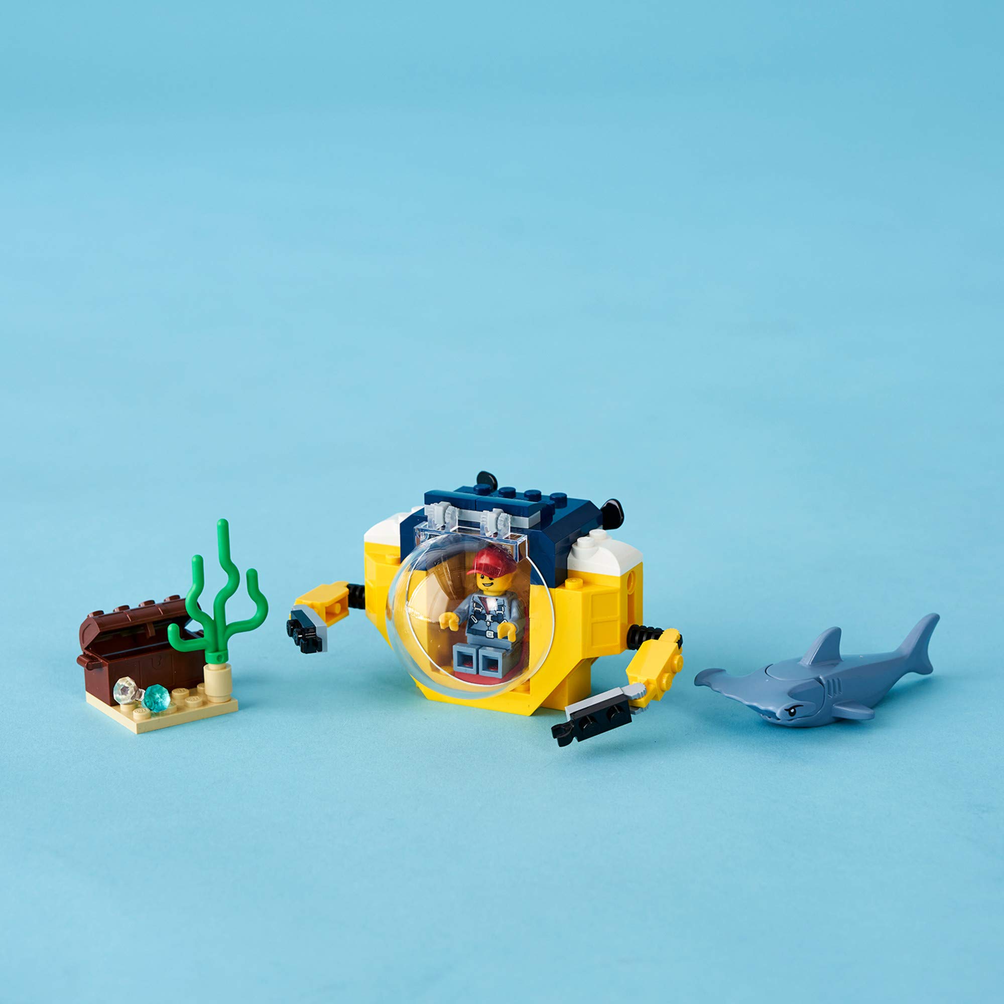 Buy LEGO City Ocean Mini-Submarine 60263, Underwater Playset, Featuring ...