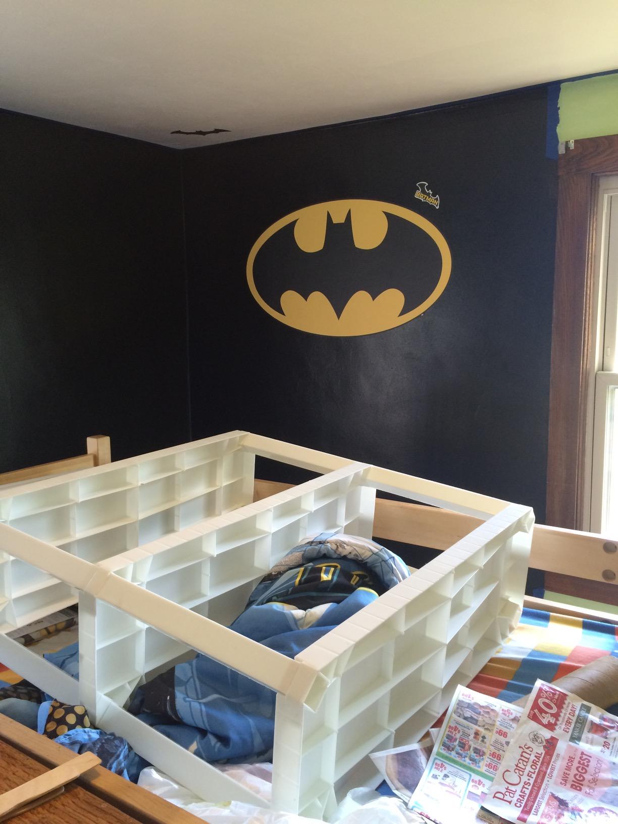 Amazon.com: Roommates Rmk1461Slm Batman Logo Peel & Stick Giant Wall ...