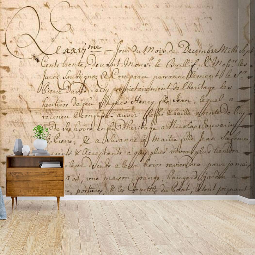 Vintage Letter Wallpaper