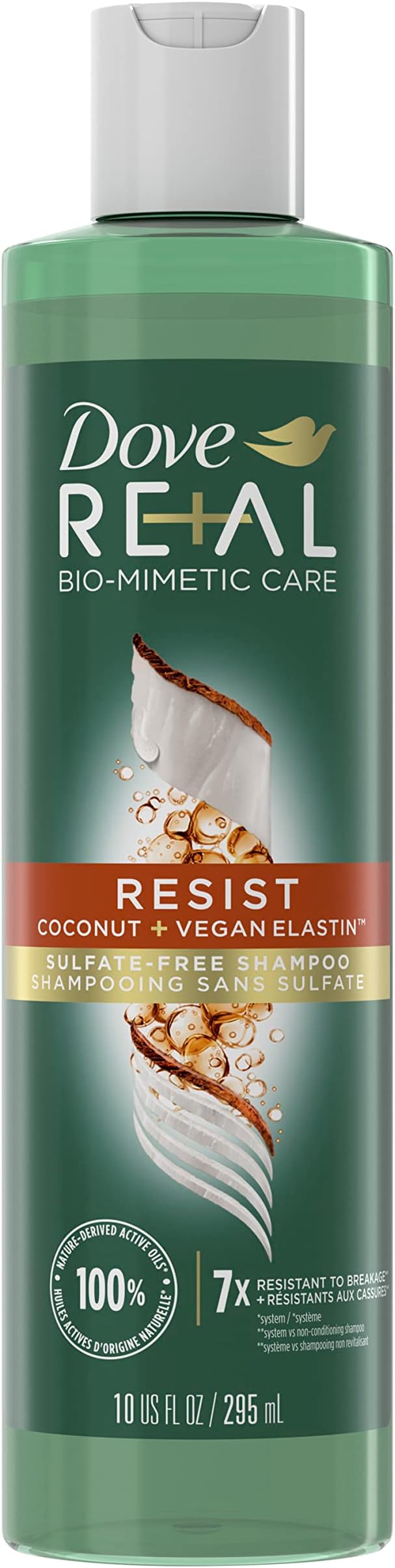 Amazon.com : Dove RE+AL Bio-Mimetic Care Shampoo For Breakage-Prone ...