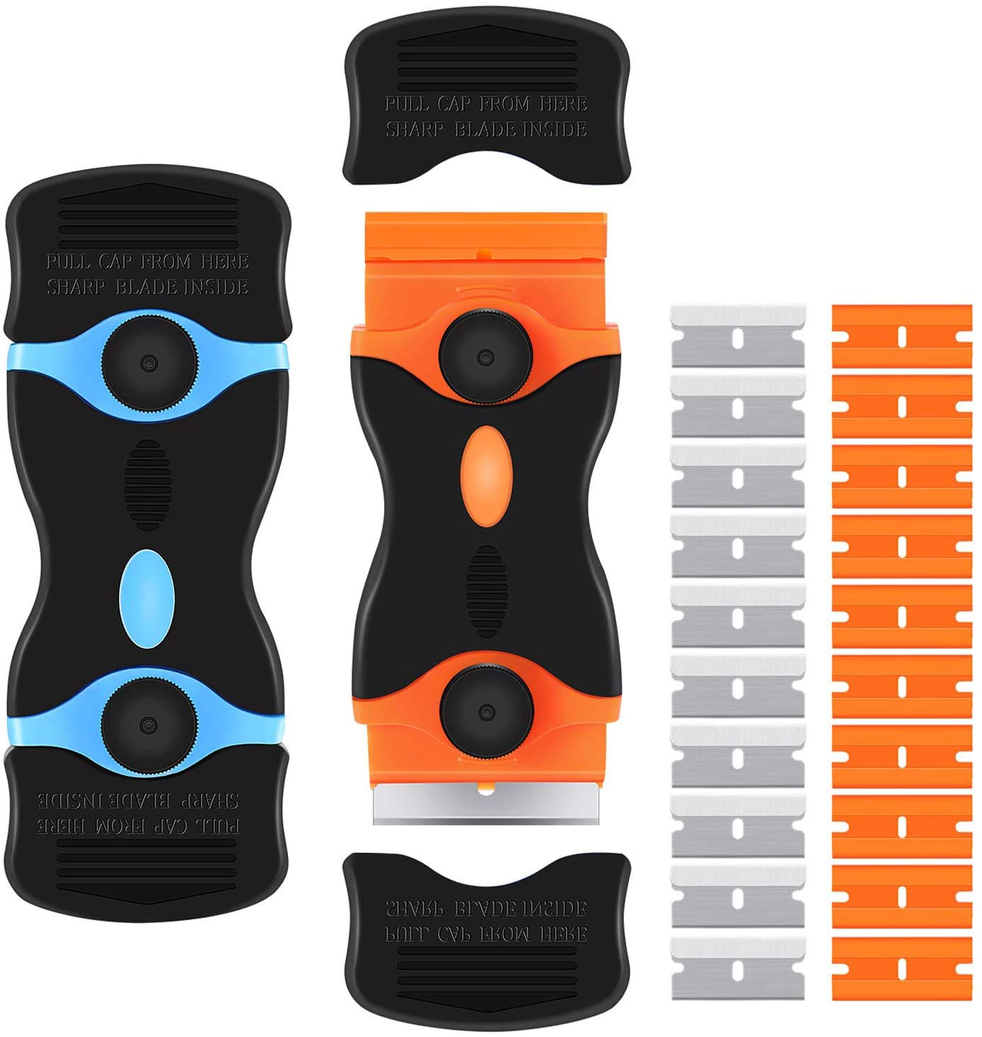 Double-Edged Razor Blade Scrapers, Scraper Tool, Paint Scraper Plastic ...