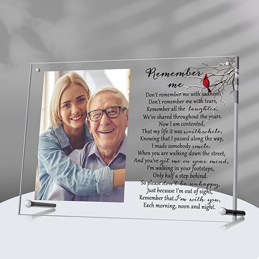 Amazon.com - Roowest 1 Pcs Cardinal Memorial Picture Frame Sympathy ...