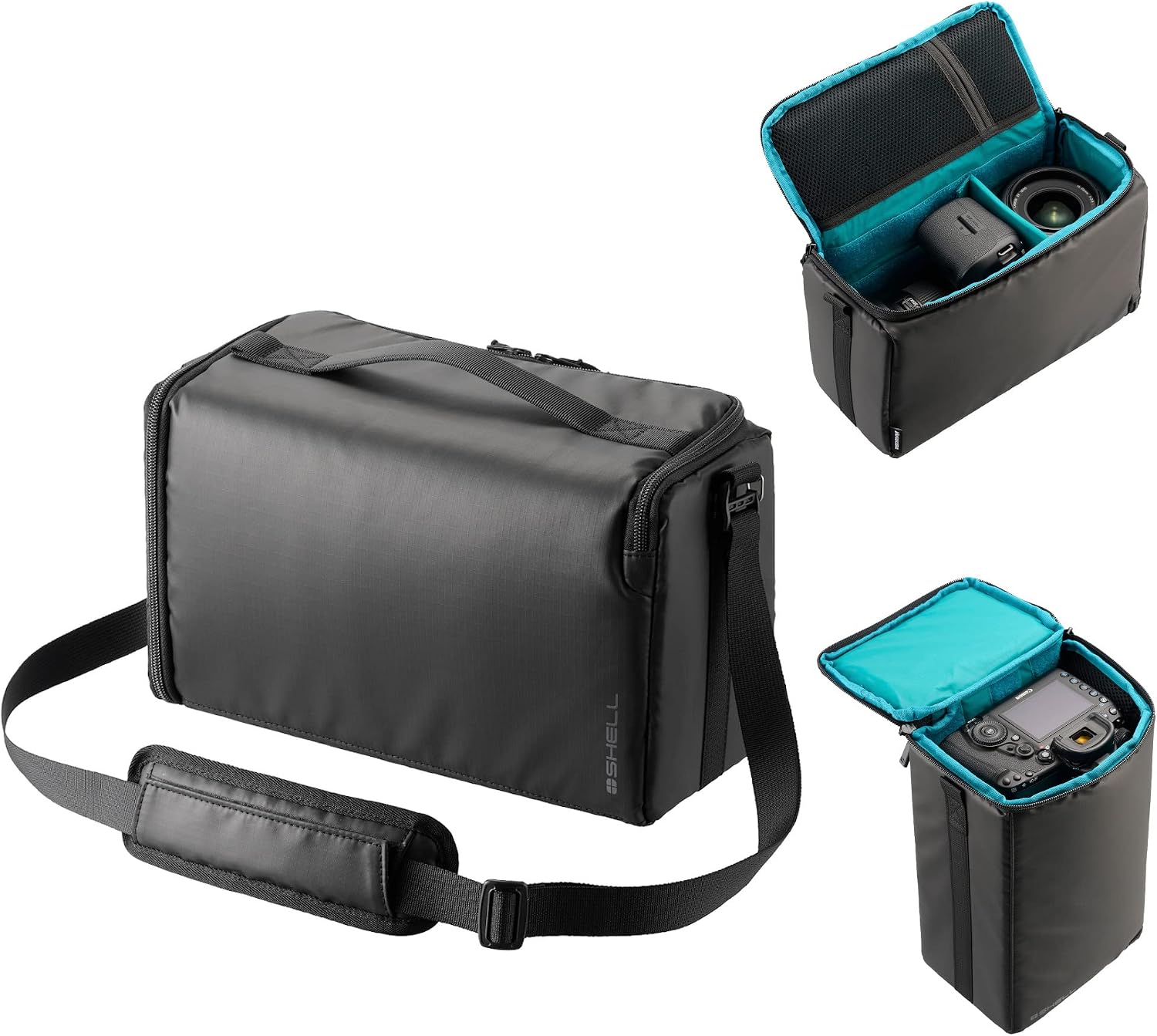 Amazon.com: Hakuba AMZSP-MAIBL 4977187001129 Camera Bag, Plus Shell ...