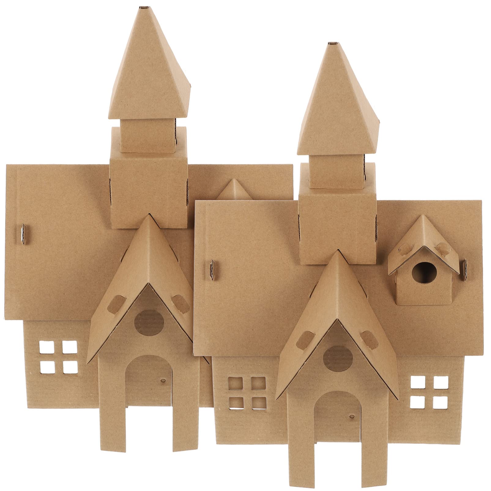 2d Cardboard House Paper Gingerbread House : 5 Steps (with Pictures)
