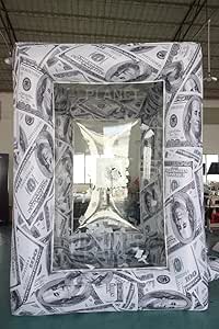 Amazon.com : Inflatable Money Machine large Cash Grab Booth with air ...