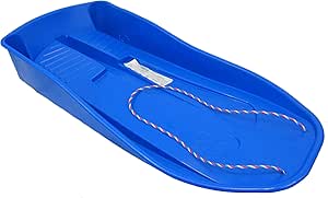 Keto Plastics BLUE PLASTIC SNOW SLEDGE WITH ROPE HANDLE : Amazon.co.uk ...