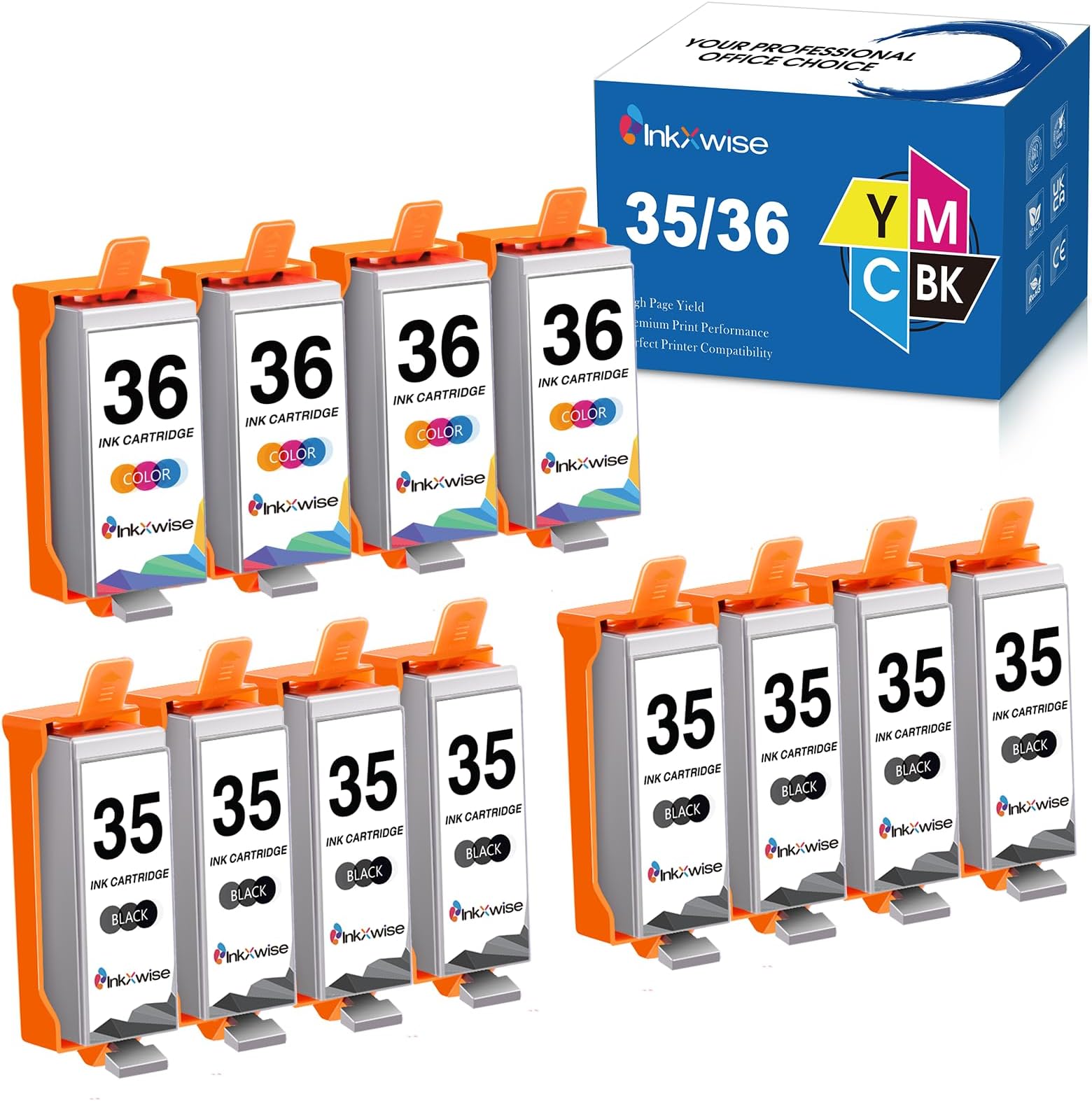 Amazon.com: Canon CANON 1509B007 PGI-35 BLACK AND CLI-36 COLOR INK ...