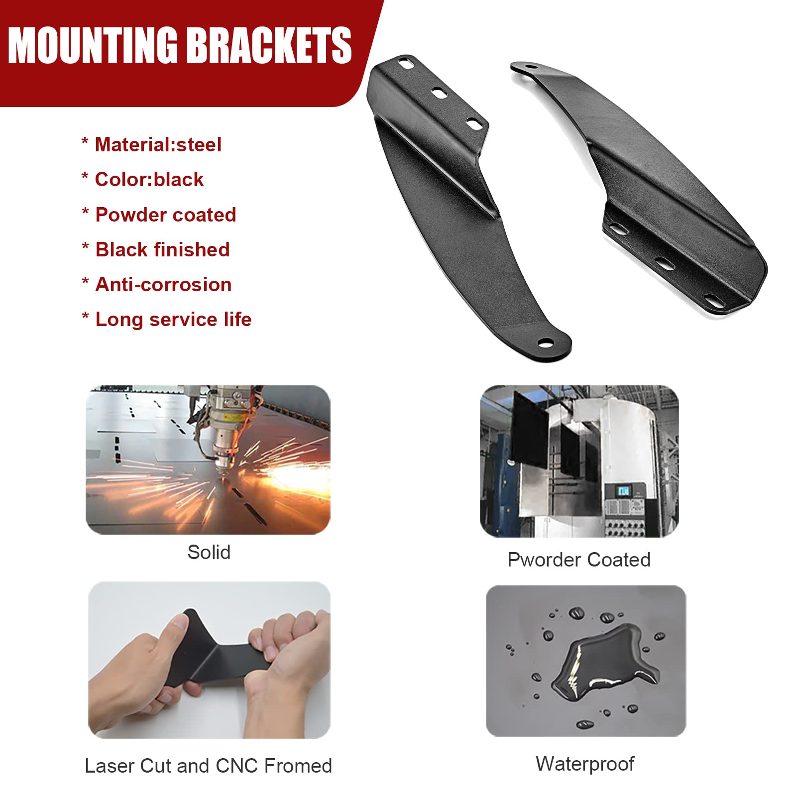 Snapklik.com : XJMOTO Upper Roof Windshield Mounting Bracket Compatible
