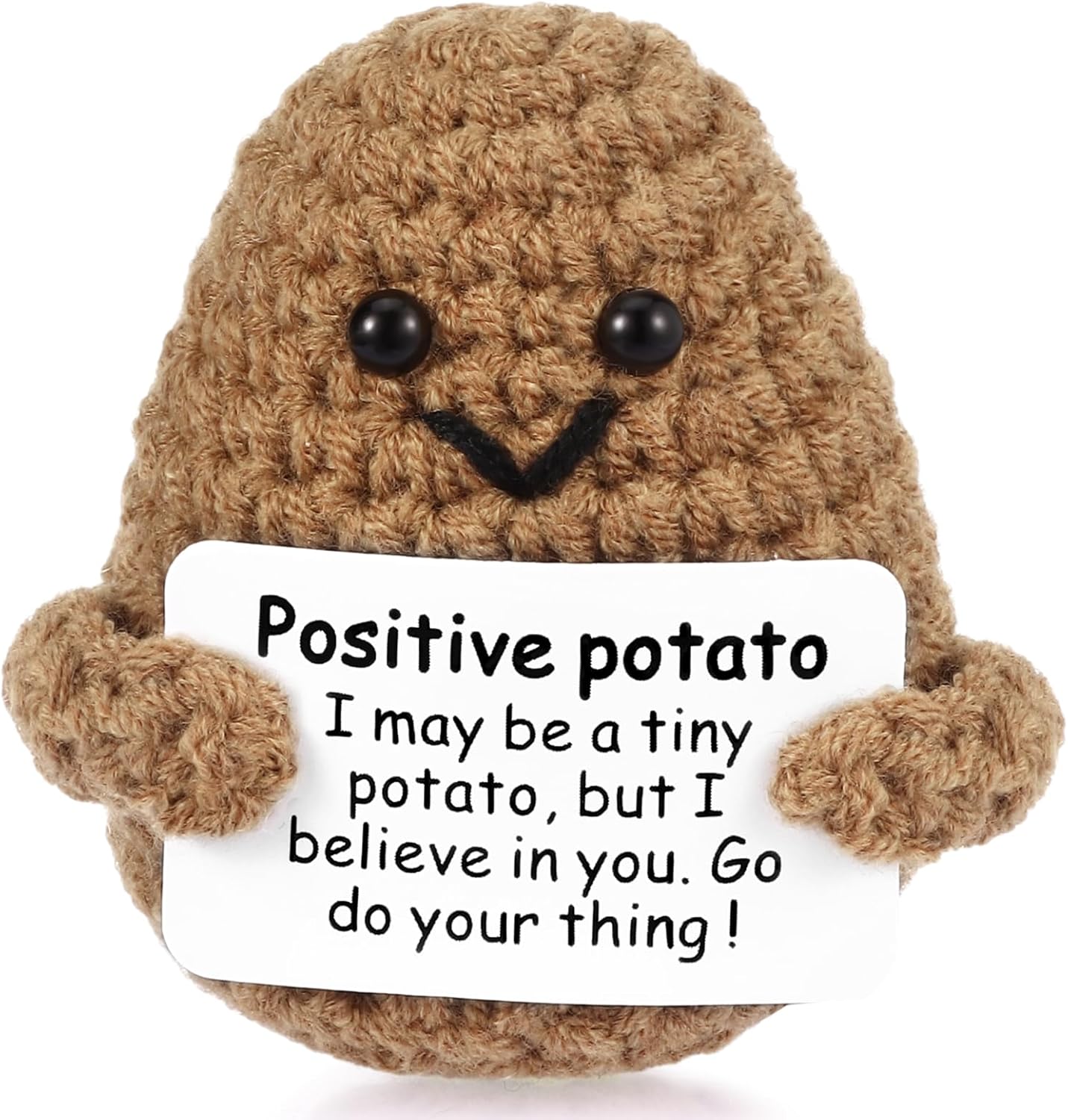 Amazon.com: Draupnir Knitted Wool Potato Toy, 3 inch, Mini, Cute ...