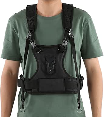 Amazon.com : Pssopp Camera Chest Strap, Dual Strap Nylon Comfortable ...