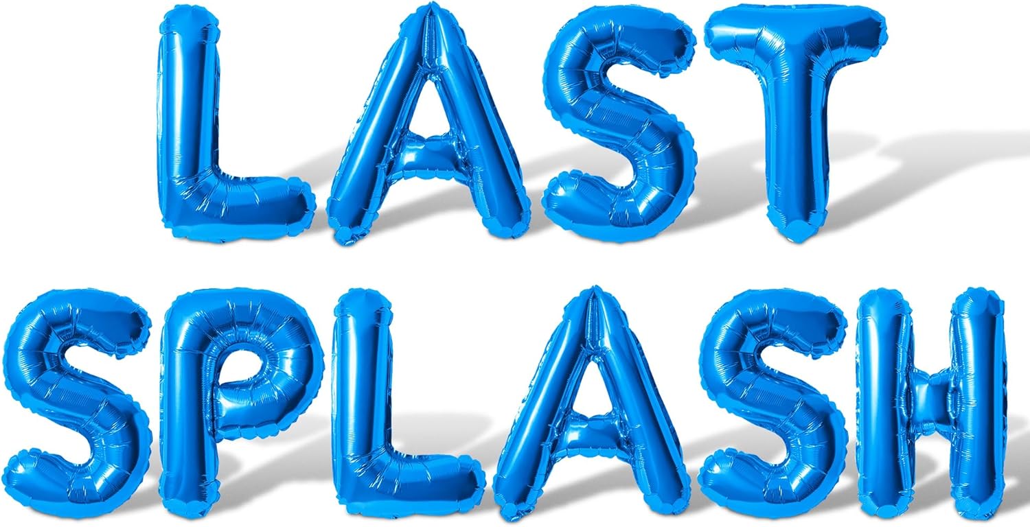 Amazon.com: Letter Balloons - LAST SPLASH 16" Inch Alphabet Letters ...