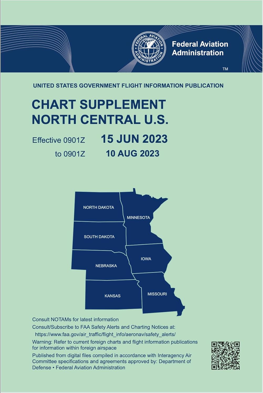 NORTH CENTRAL FAA U.S Chart Supplement Effective 15 JUN 2023 to 10 AUG ...