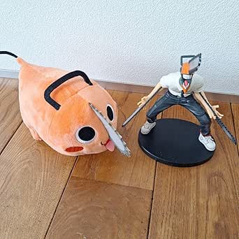 Amazon.co.jp: Chainsawman Pochita Figure Plush Toy : Toys & Games