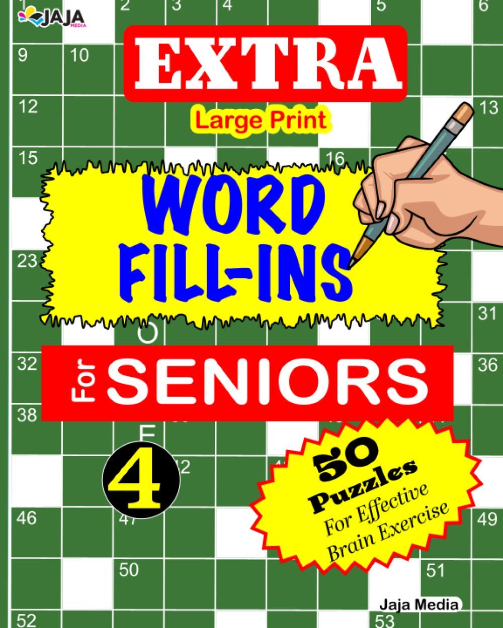 EXTRA Large Print WORD FILL-INS FOR SENIORS: Vol. 4 (Extra Large Print ...