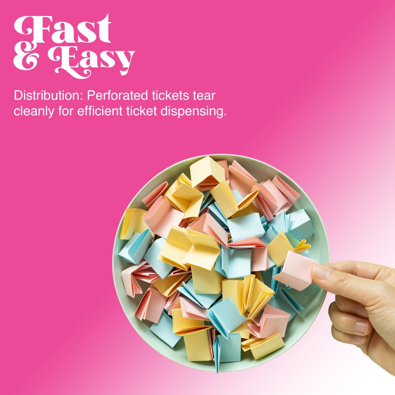 ZYBUX – 2 x Cloakroom and Raffle Tickets Books 1-1000 Tombola Draw ...