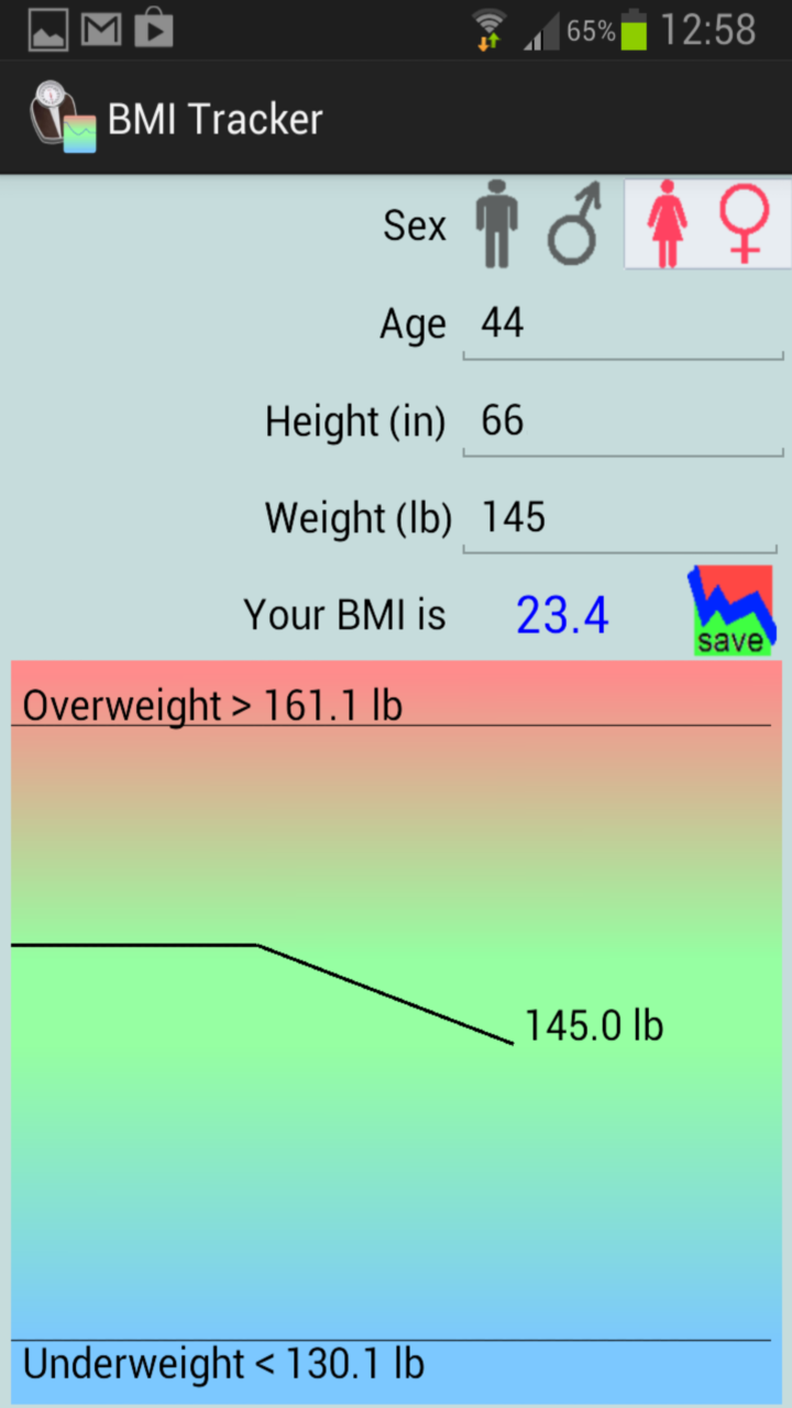 BMI Tracker - App on Amazon Appstore