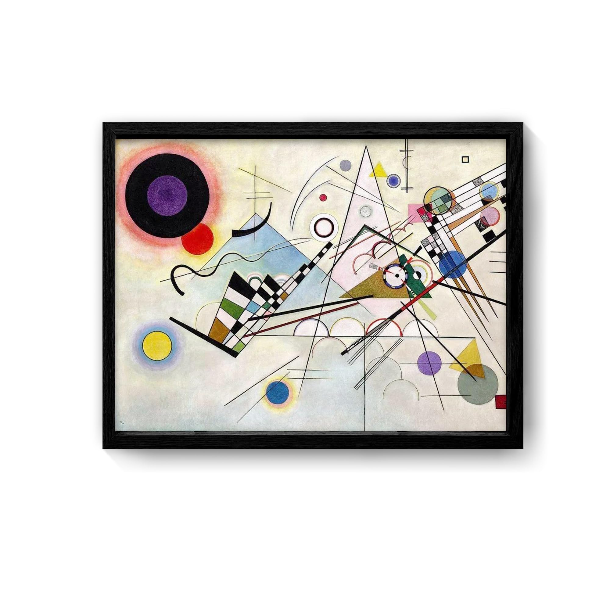 Amazon.com: Framed Wassily Kandinsky Wall Art, Famous Classic Paintings ...
