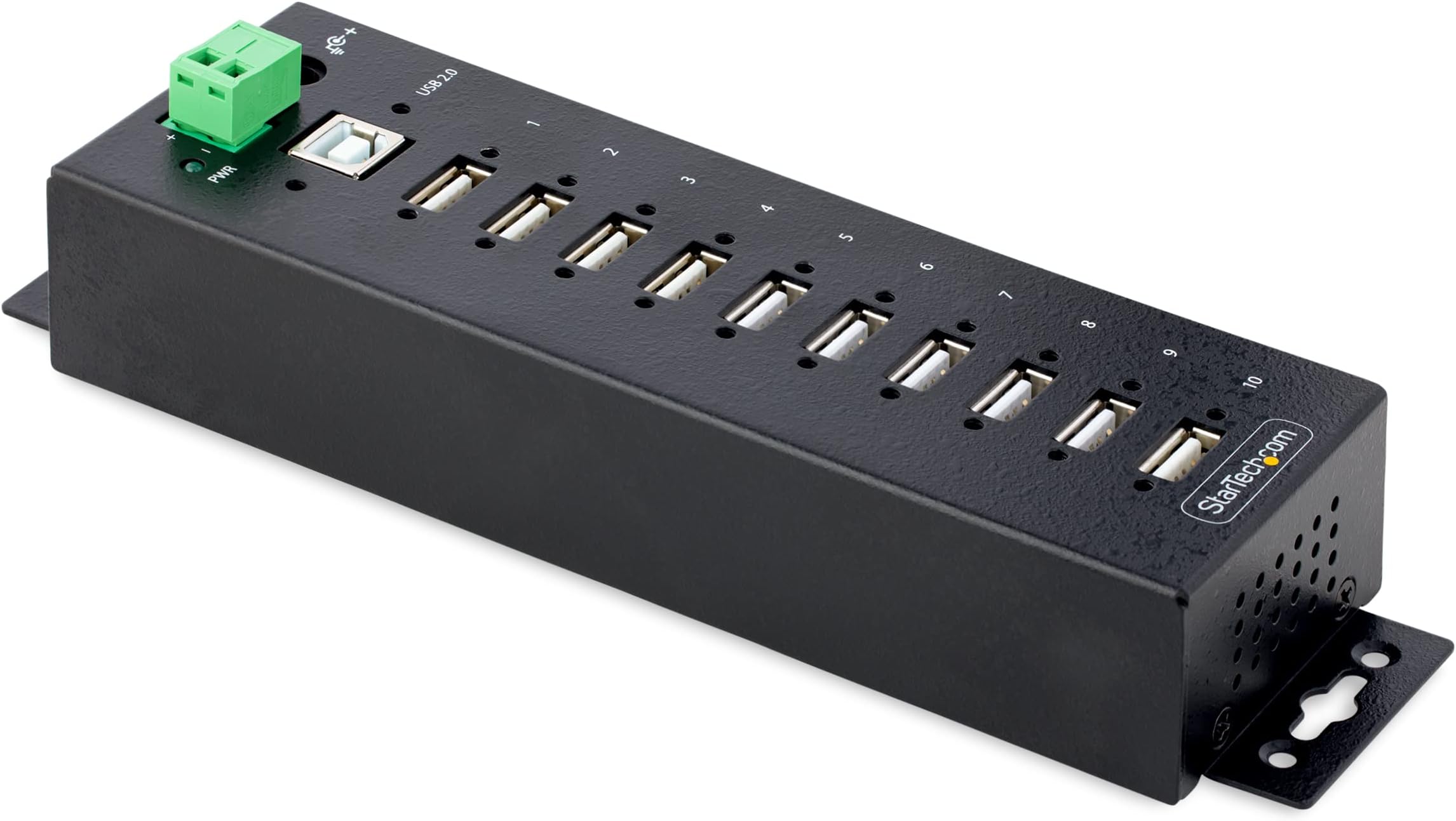 Amazon.com: StarTech.com 10-Port Industrial USB 2.0 Hub, Rugged USB Hub ...