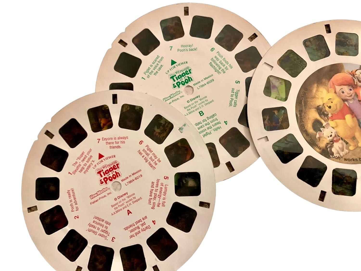 Winnie the Pooh and Tigger Too Viewmaster Reels