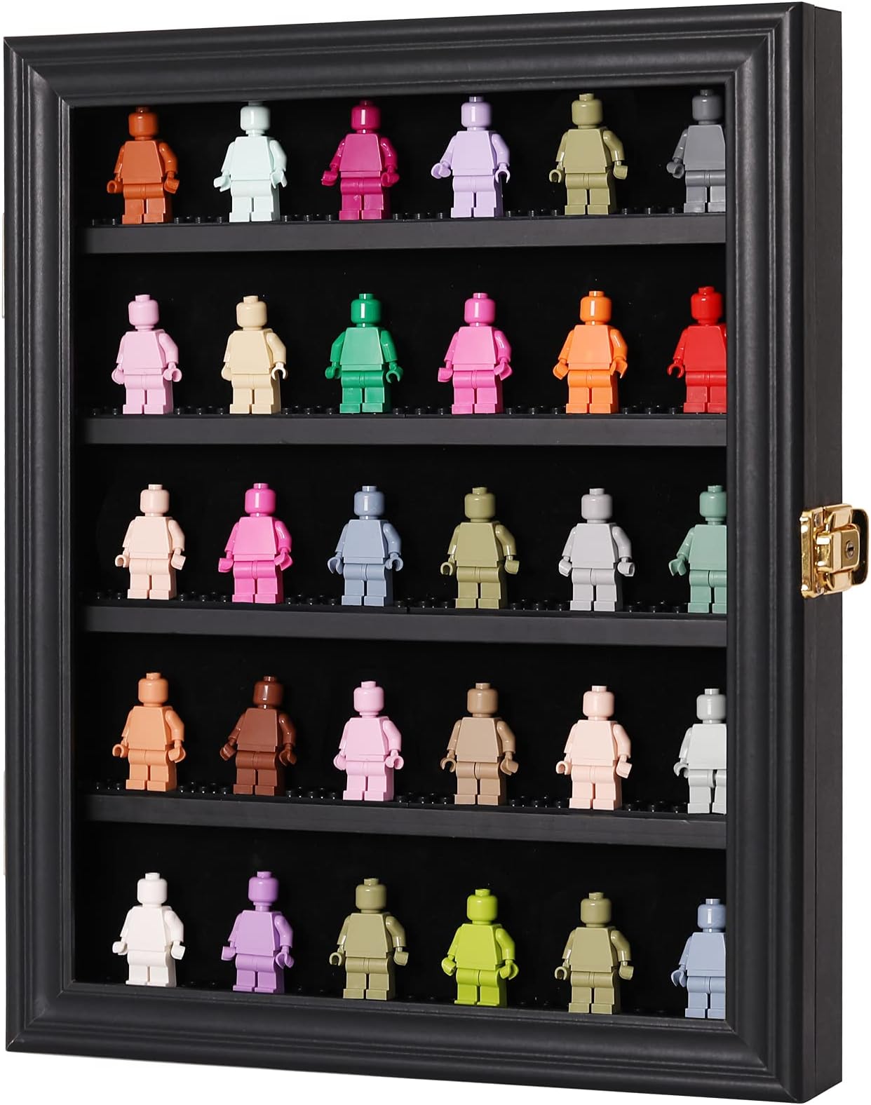 Amazon.com: LEGO Minifigure Display Case (Large 3-Pack Black) : Toys ...