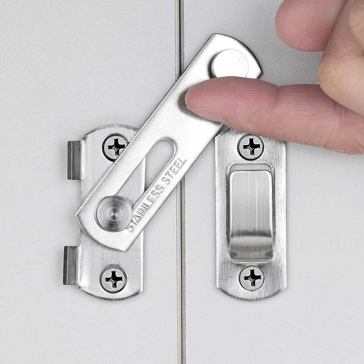 Amazon.com: Wocoe Flip Latch，3 Packs Brushed Nickel Flip Latch Gate ...