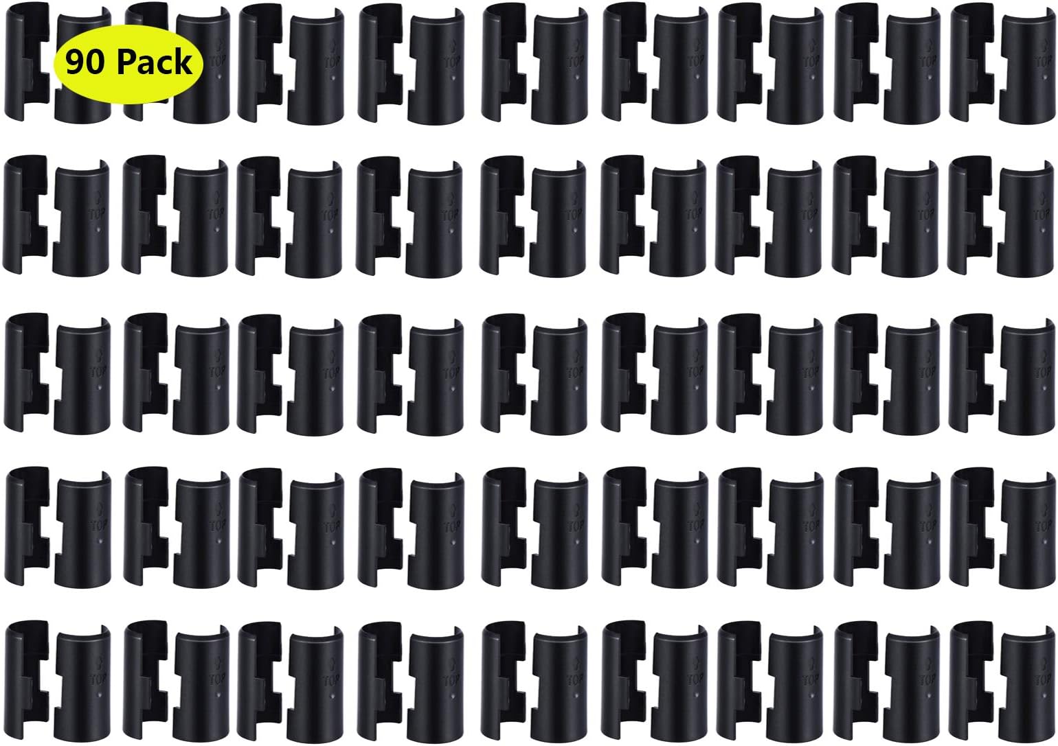 Amazon.com: 0.75" Wire Shelf Clips - 90Pack Wire Shelving Shelf Lock ...
