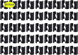 Amazon.com: 90Pack Wire Shelf Clips for 3/4 inch Post - 45Pairs of Wire ...