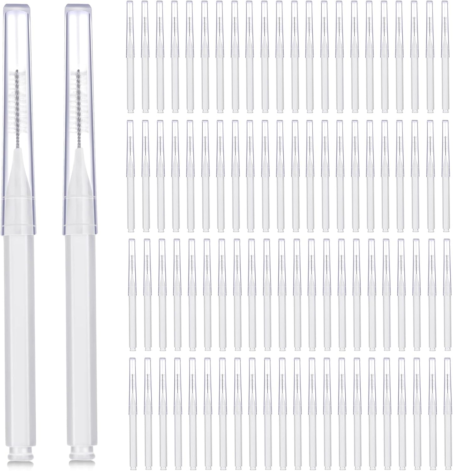 Amazon.com : Patelai 100 Pieces Braces Brush for Cleaner Interdental ...