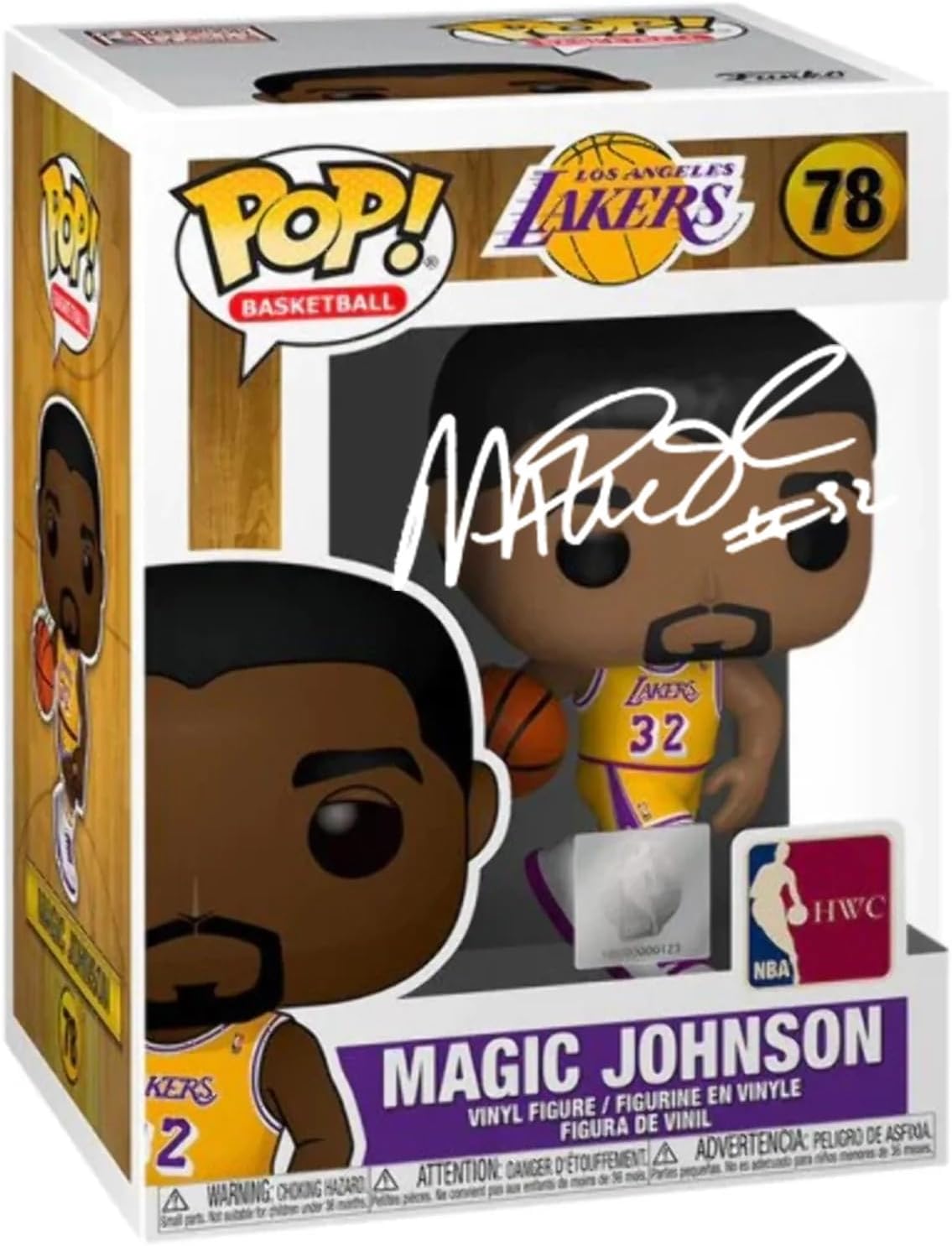 Magic Johnson #78 Facsimile Signed Reprint Laser Autographed Funko POP ...