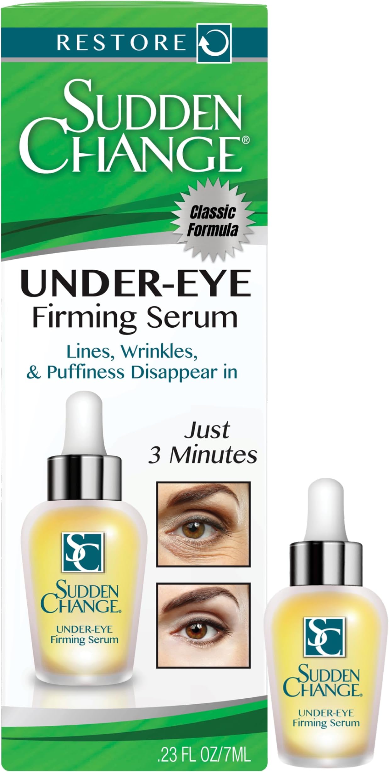 Amazon.com: Sudden Change Instant Under-Eye Firming Serum - (Classic ...