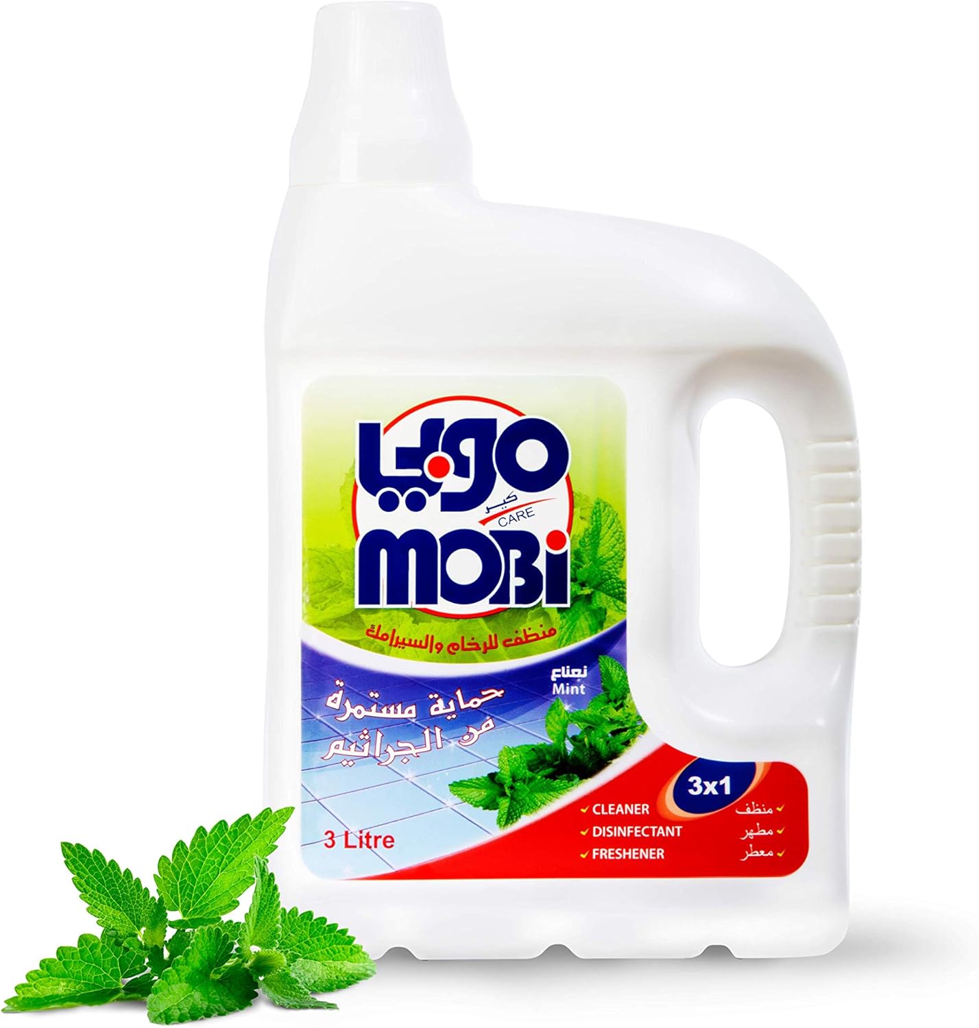 Mobi Disinfectant Cleaner Mint, 3 Litre- Pack Of 1 : Buy Online at Best ...