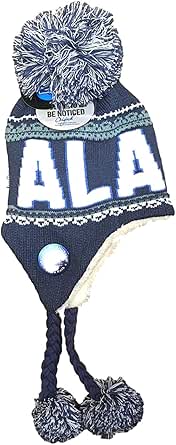 Robin Ruth Alaska Helmet Hat W/Tassel Quality Steel Blue, White and ...