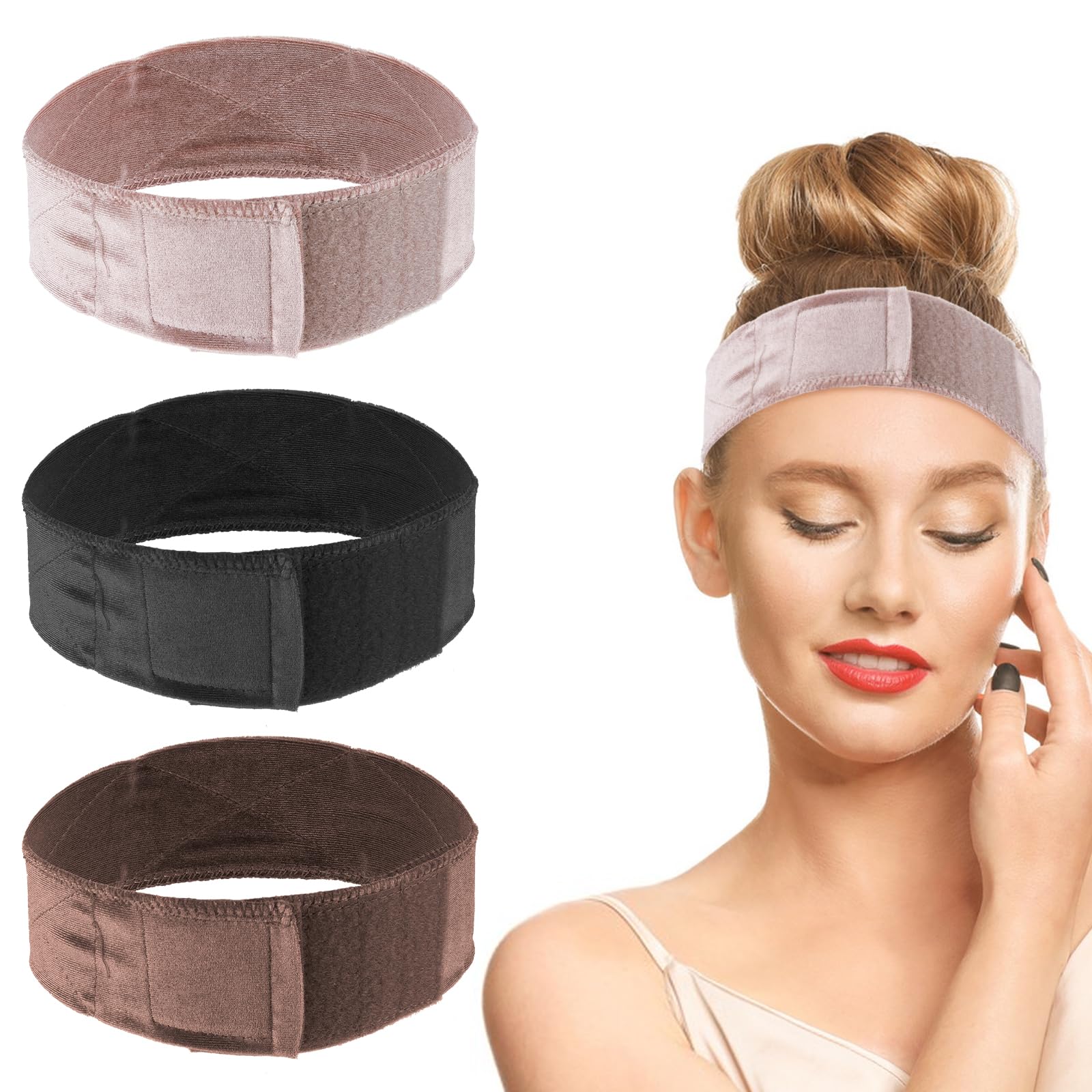 Amazon.com : AHQiZFX 3 Pieces Wig Grip for Female, Adjustable Wig Grip ...