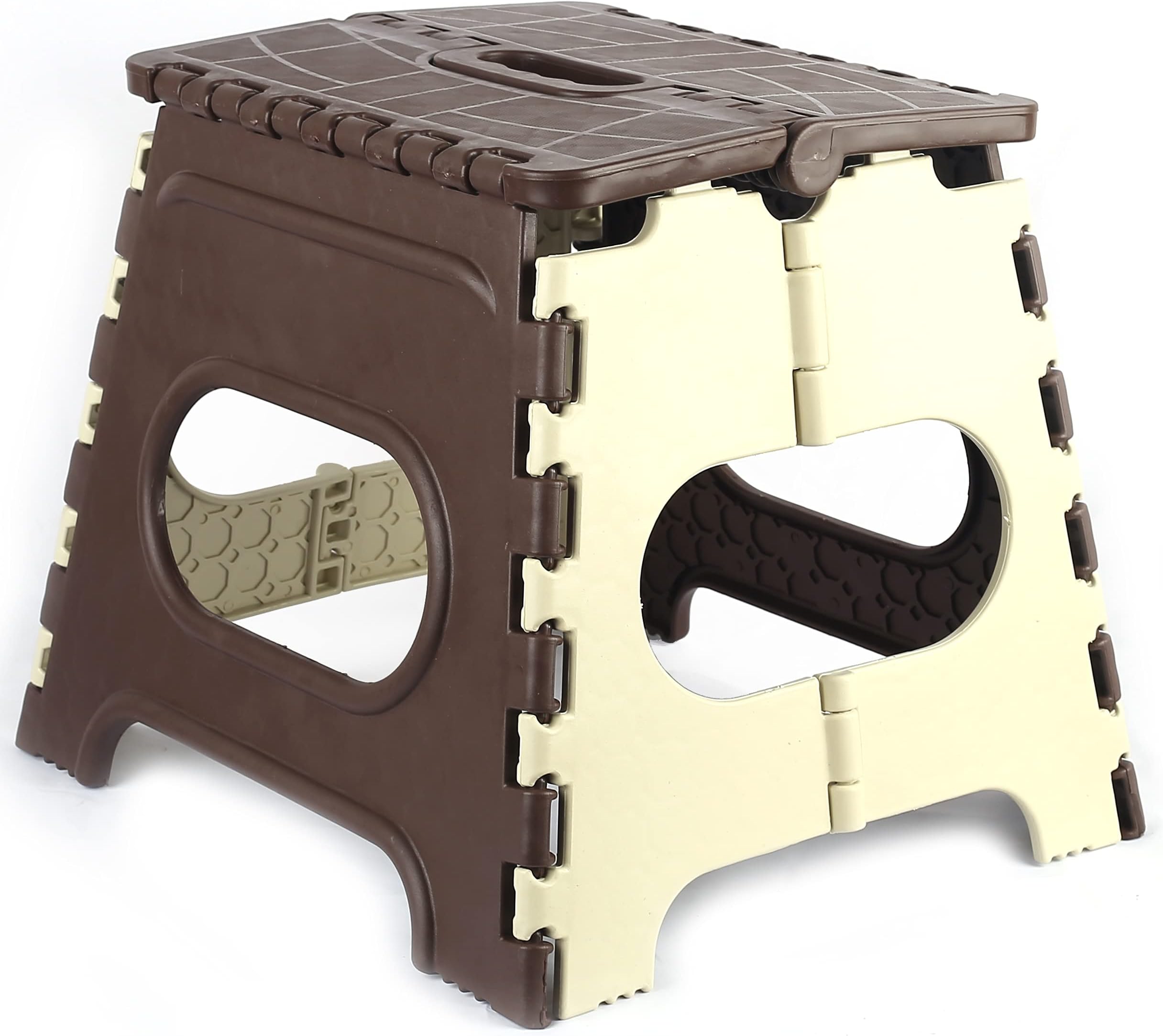 OLAHRAGA 12 Inch Folding Step Stool - Holds Up to 90 Kg - Lightweight ...