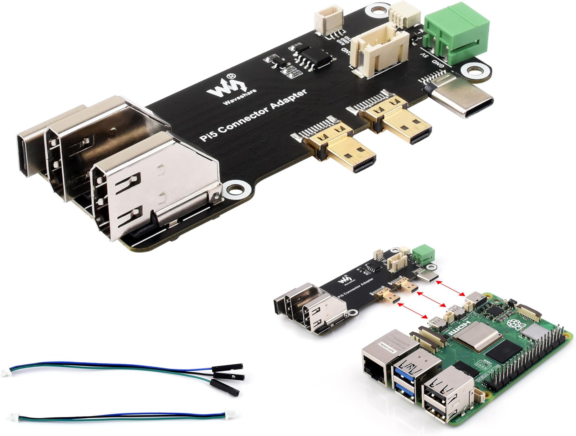 Amazon.com: Wonrabai Micro HDMI to HDMI Adapter Board for Raspberry Pi ...