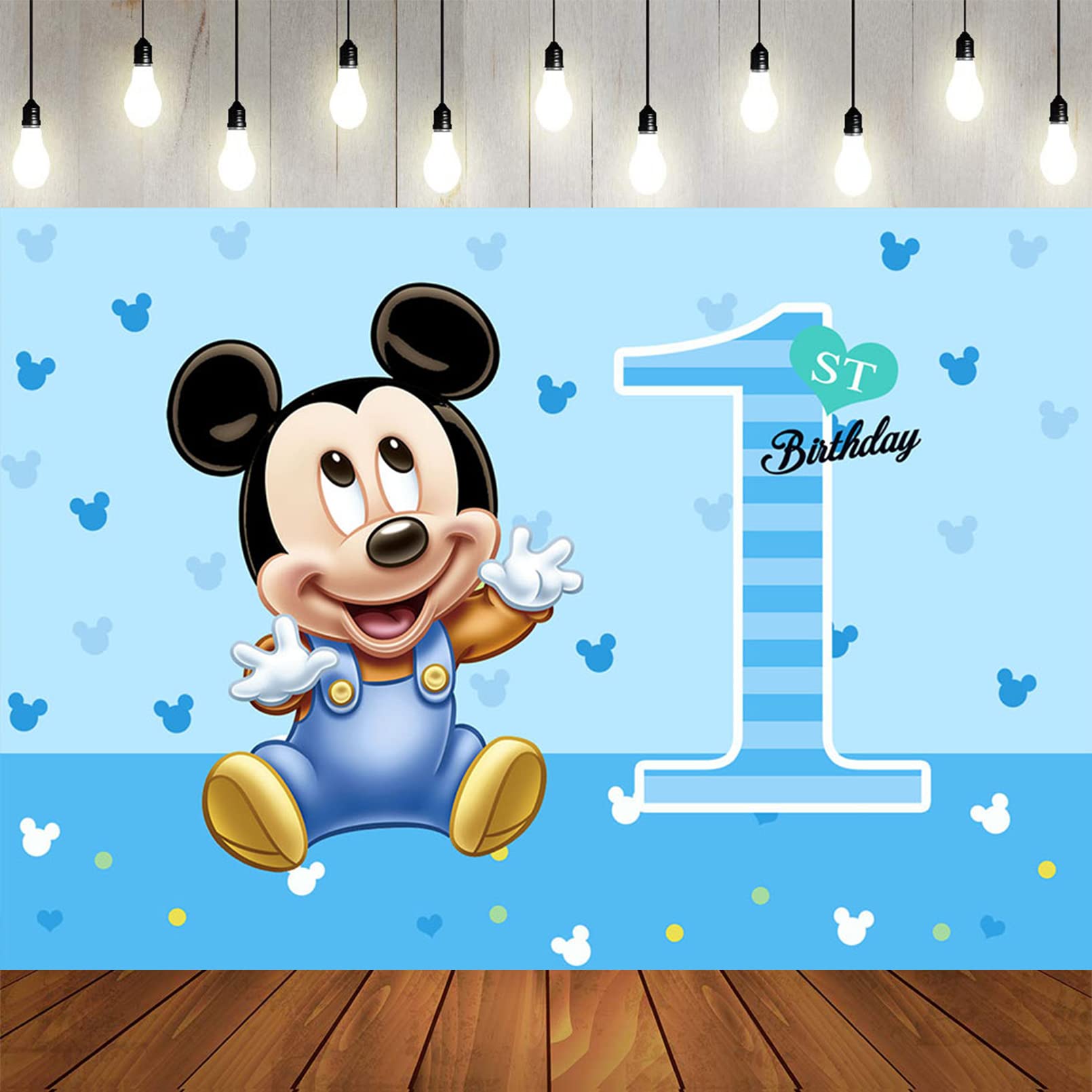 Baby Mickey Mouse Background Background Vinyl Photography Backdrops
