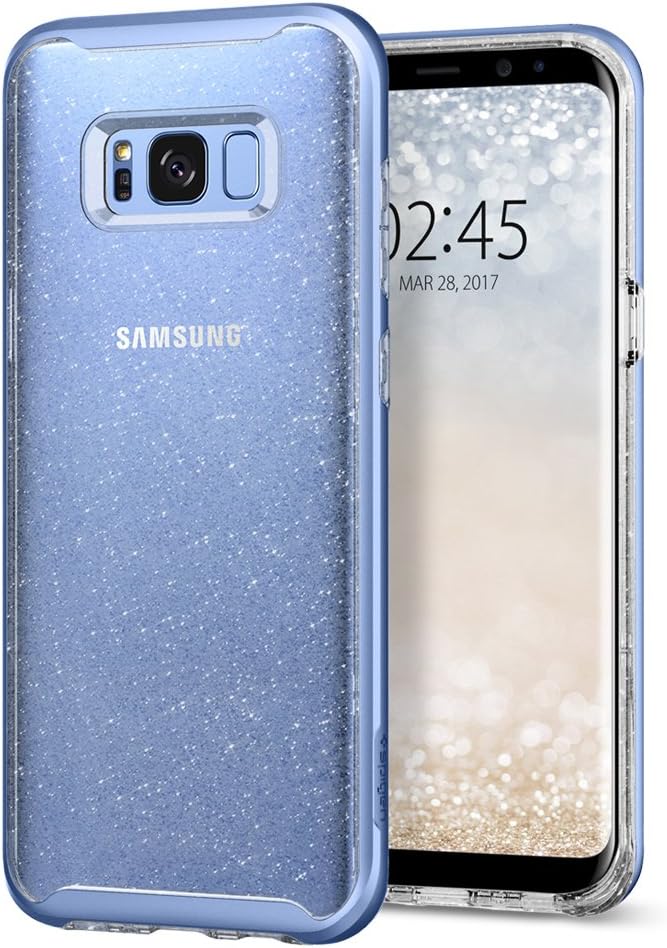 Amazon.com: Spigen Neo Hybrid Crystal Glitter Galaxy S8 Plus Case with ...